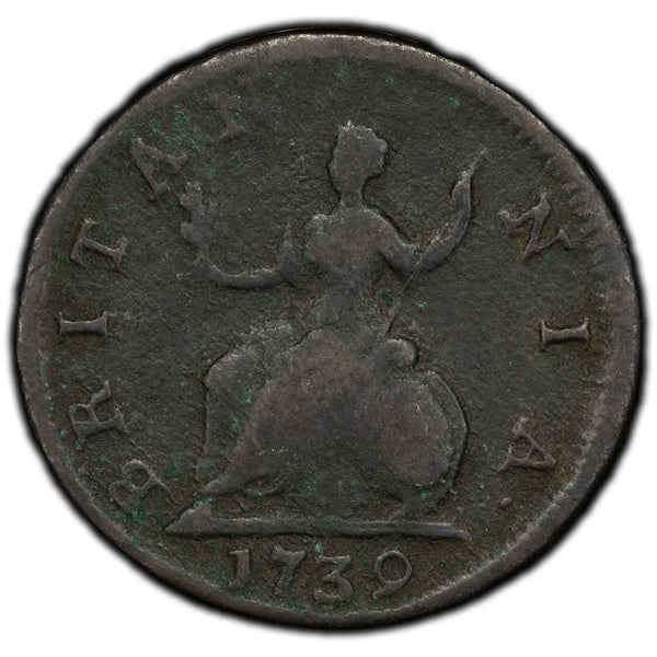 SOLD Great Britain 1739 Farthing Coin - The Toronto Coin Shop