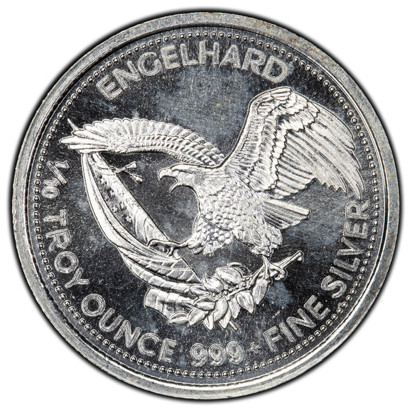 SOLD Engelhard 1985 1/10oz .999 Fine Silver Prospector Round - The ...