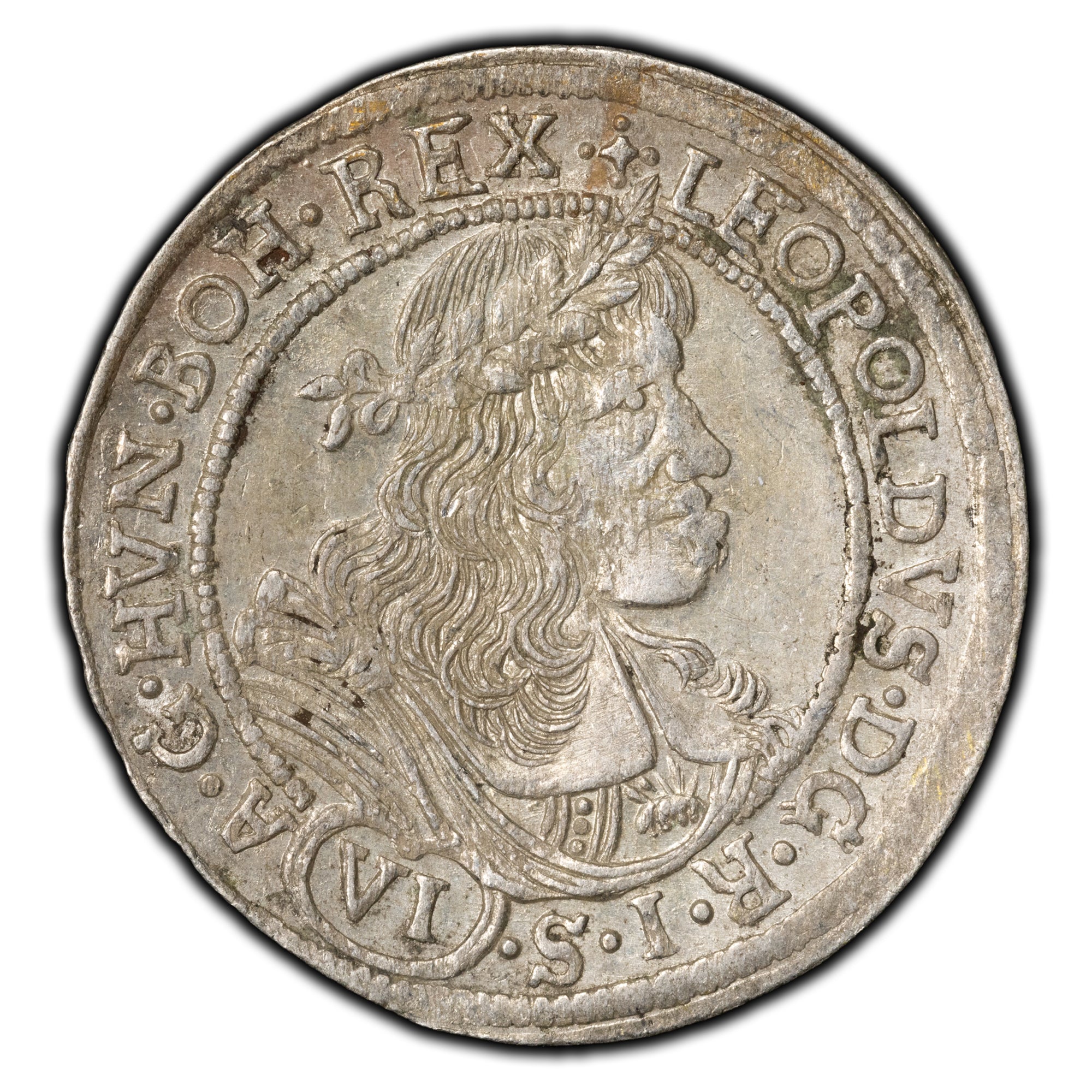 Austria 1685 Neustadt 6 Kreuzer Silver Coin - Leopold The Hogmouth - R ...