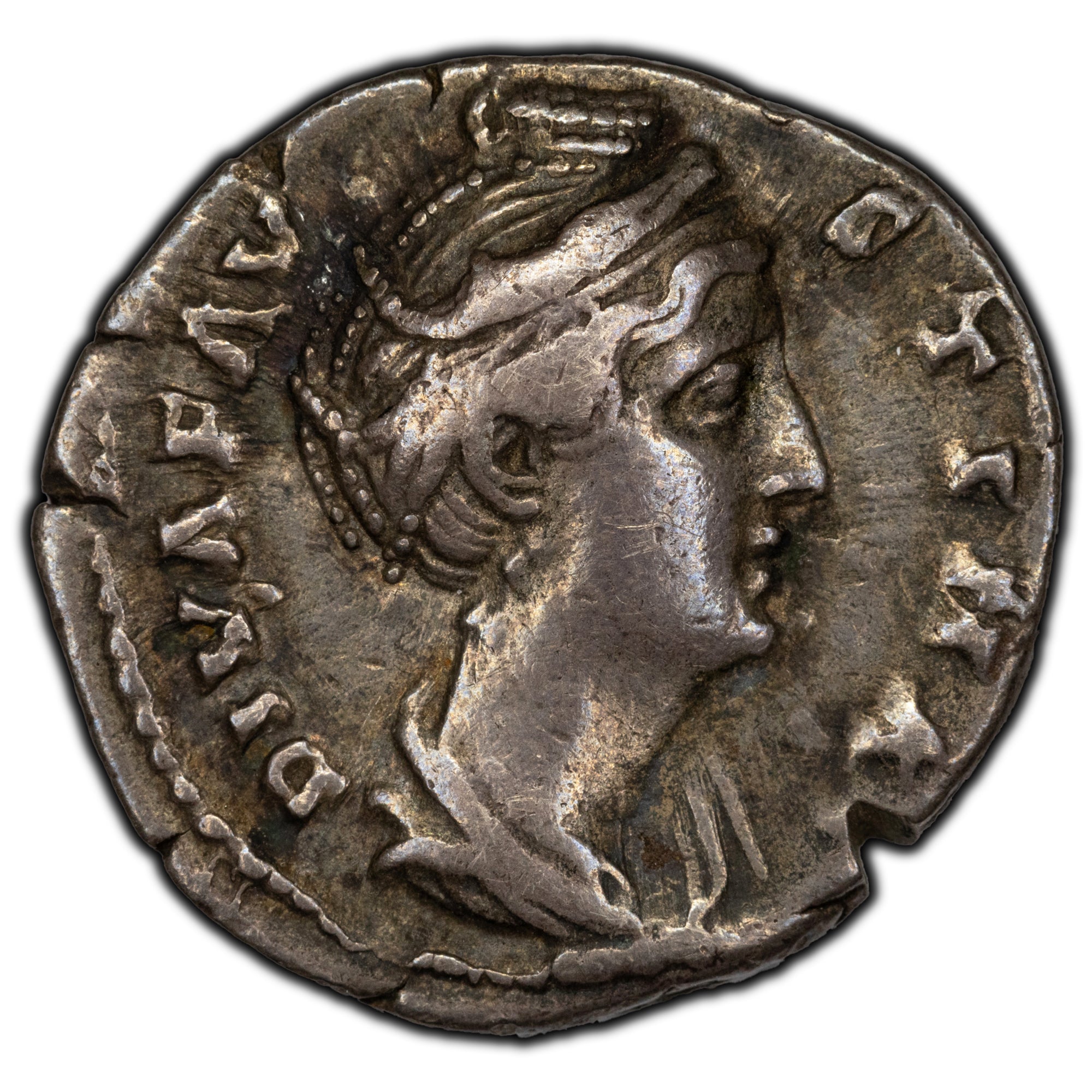 SOLD Ancient Rome Faustina Senior AD 138-161 Denarius Silver Coin - The ...