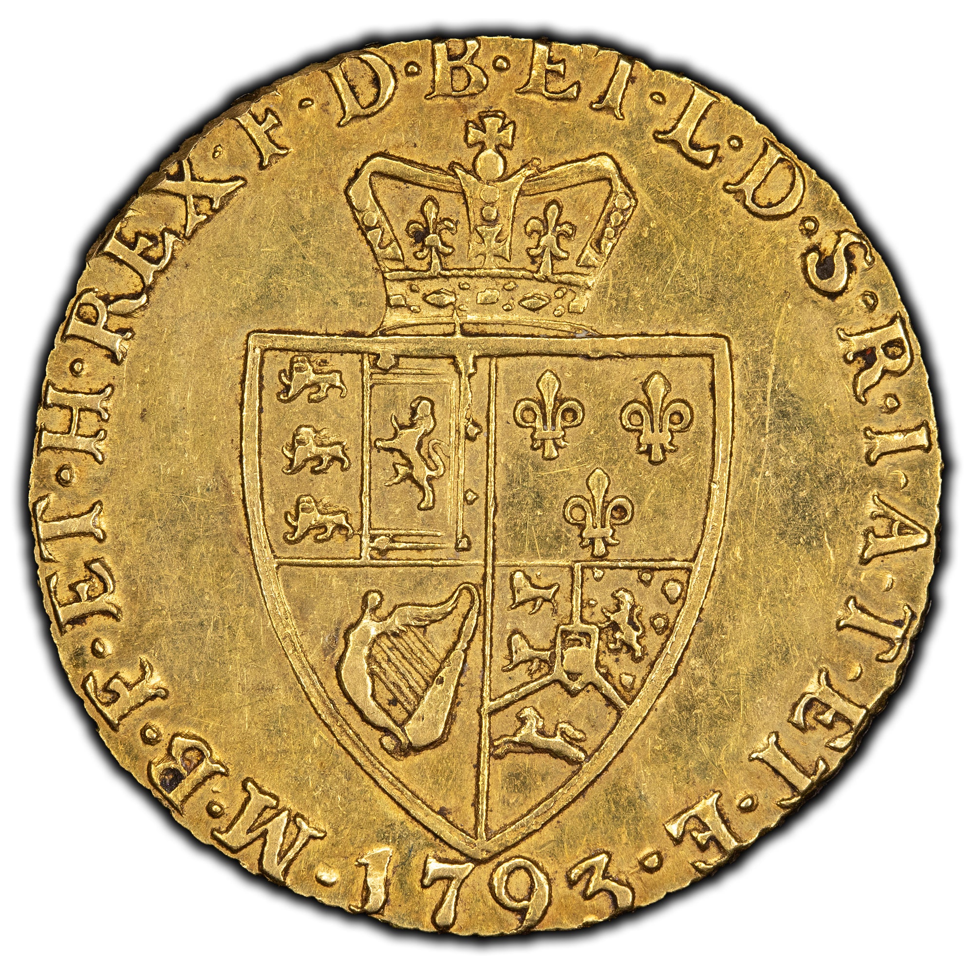 SOLD Great Britain 1793 1 One Guinea Gold Coin - The Toronto Coin Shop