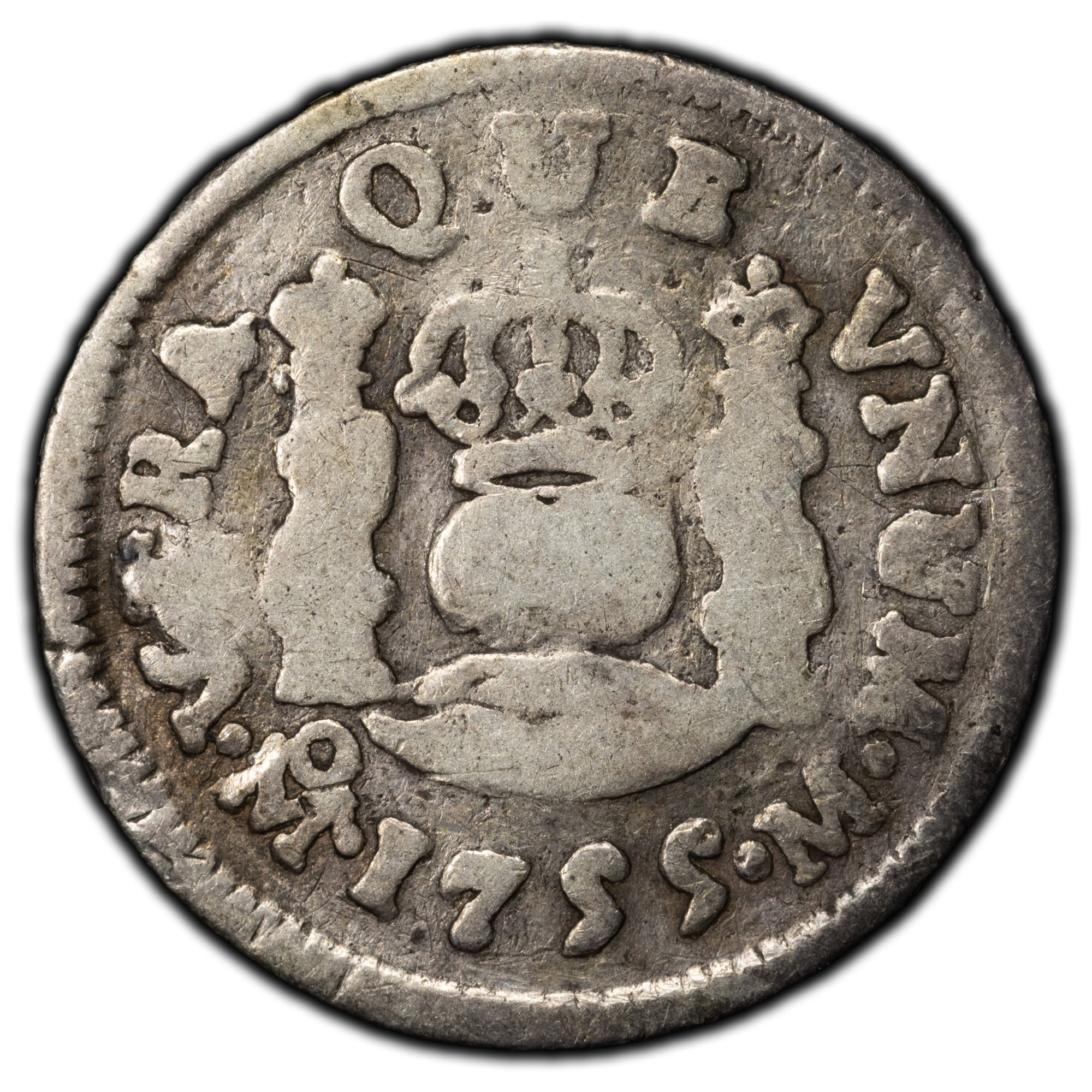 Mexico 1755 1/2 Real Silver Coin - The Toronto Coin Shop