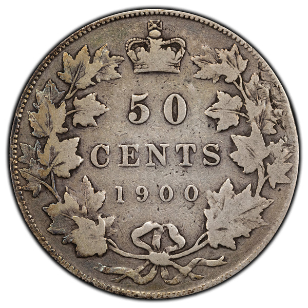 SOLD Canada 1900 50 Cents Half Dollar Silver Coin - The Toronto Coin Shop