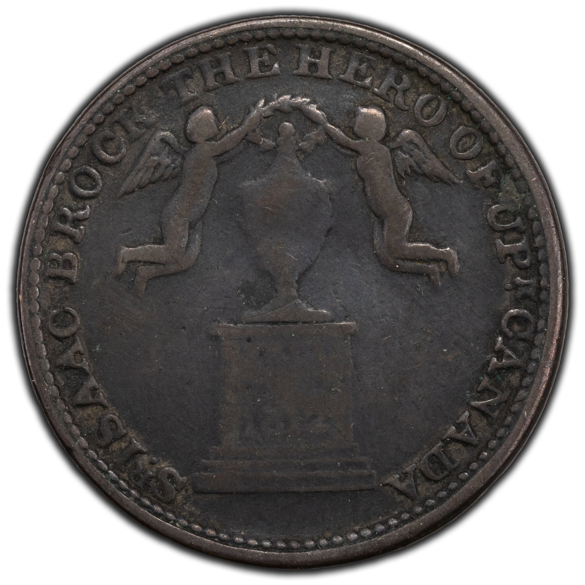 SOLD Upper Canada 1816 Sir Isaac Brock Halfpenny Token UC-6A8 - The ...