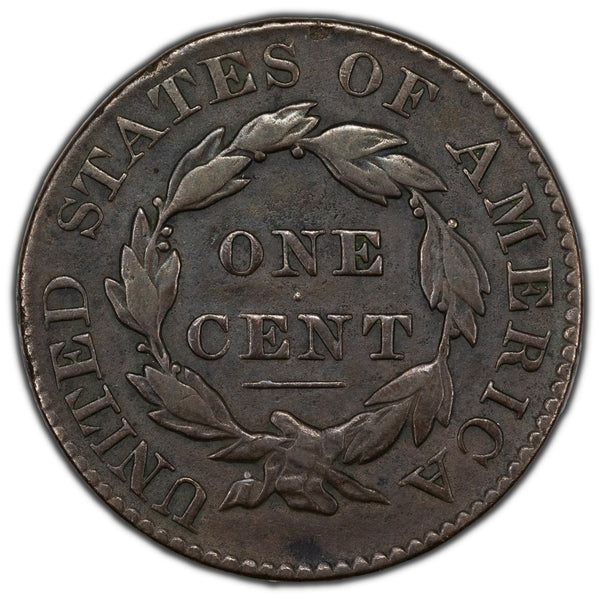 SOLD United States 1829 Large Letters 1 One Cent Matron Head Coin - The ...