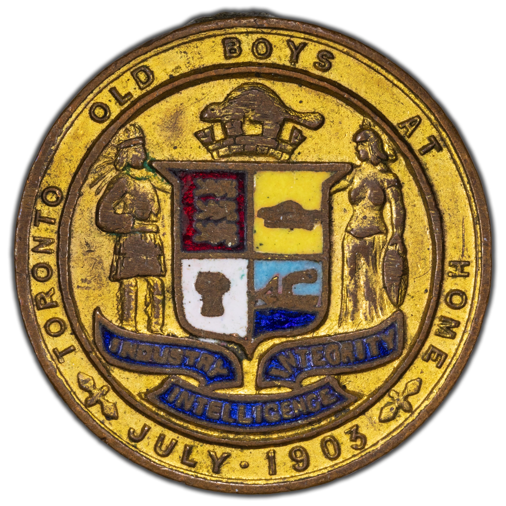 SOLD Canada 1903 Toronto Old Boys At Home Edward VII Medallion - The ...