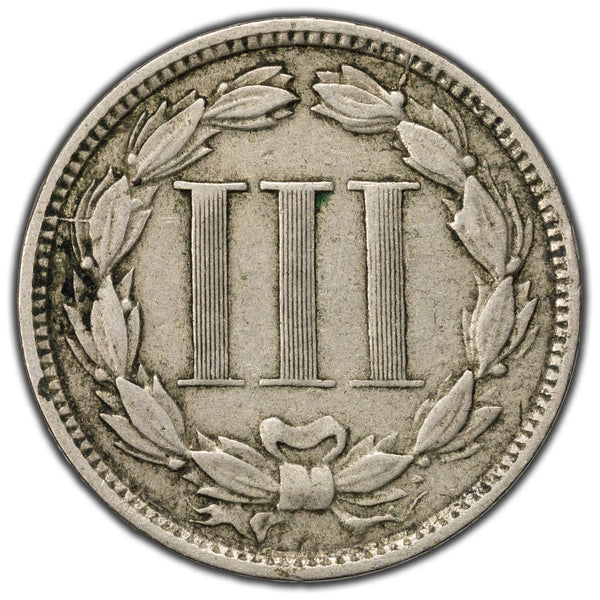 United States 1881 3 Cents Nickel Coin - The Toronto Coin Shop