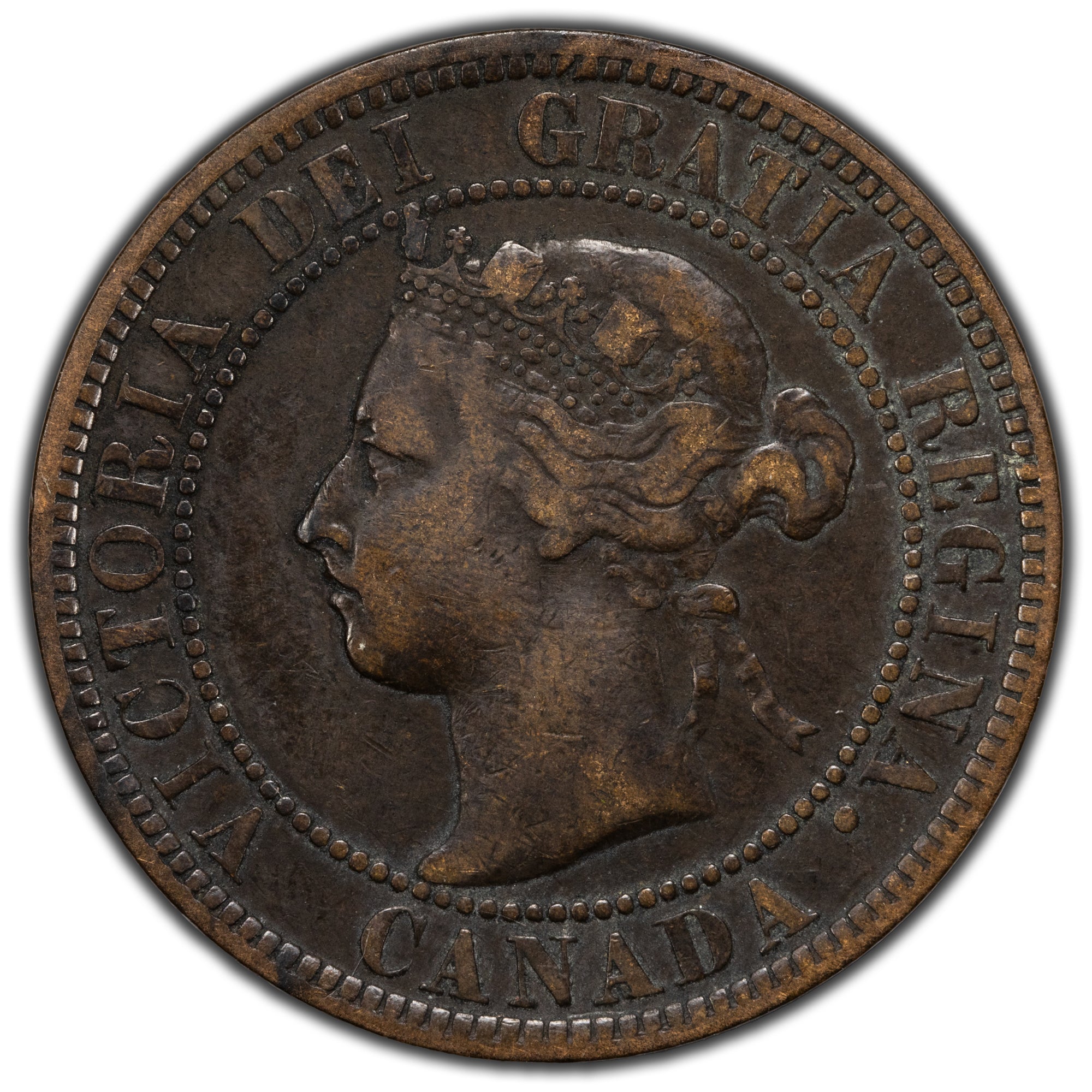 SOLD Canada 1896 Far 6 1 Large Cent Coin - F/VF - The Toronto Coin Shop