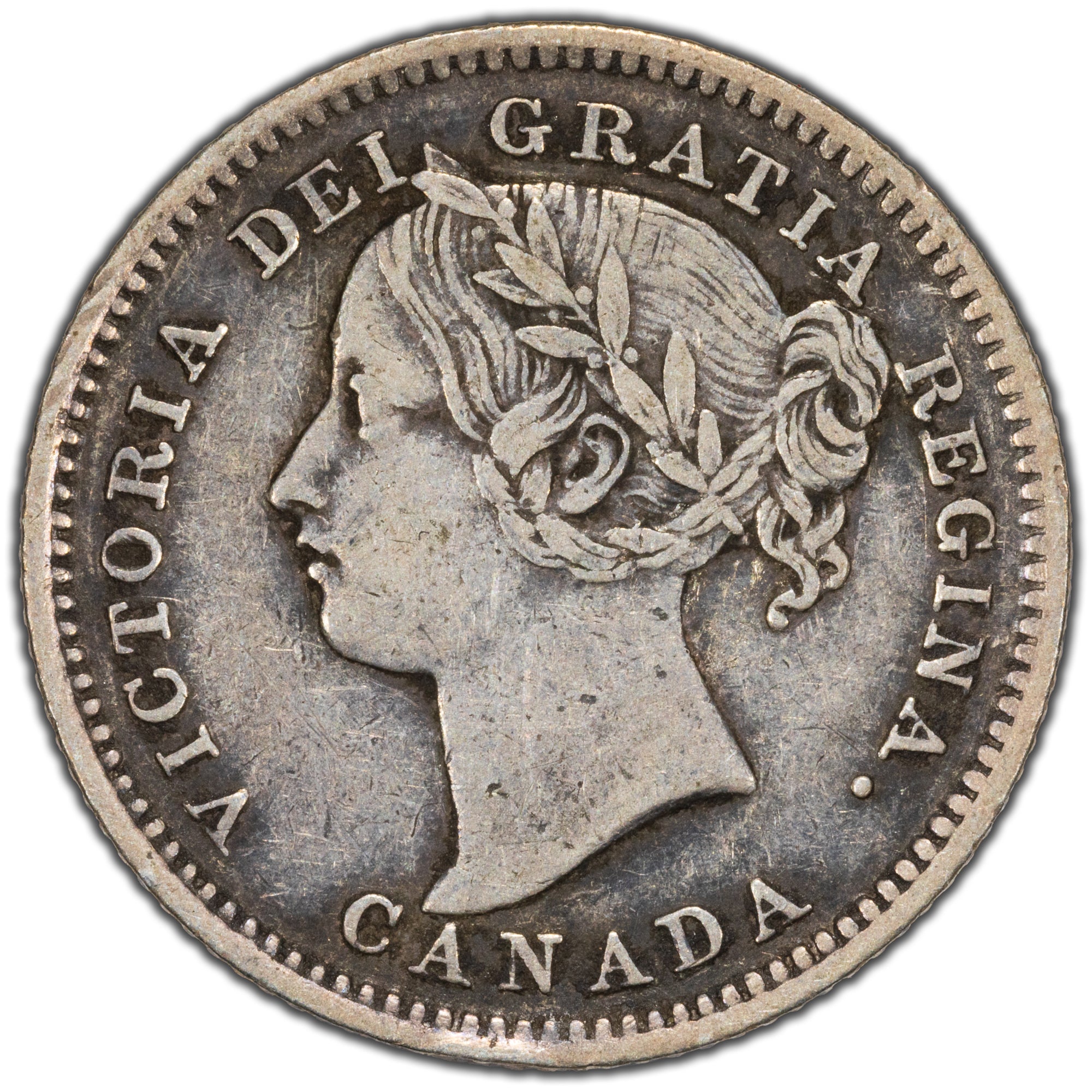 SOLD Canada 1900 10 Cents Dime Silver Coin - VF - The Toronto Coin Shop