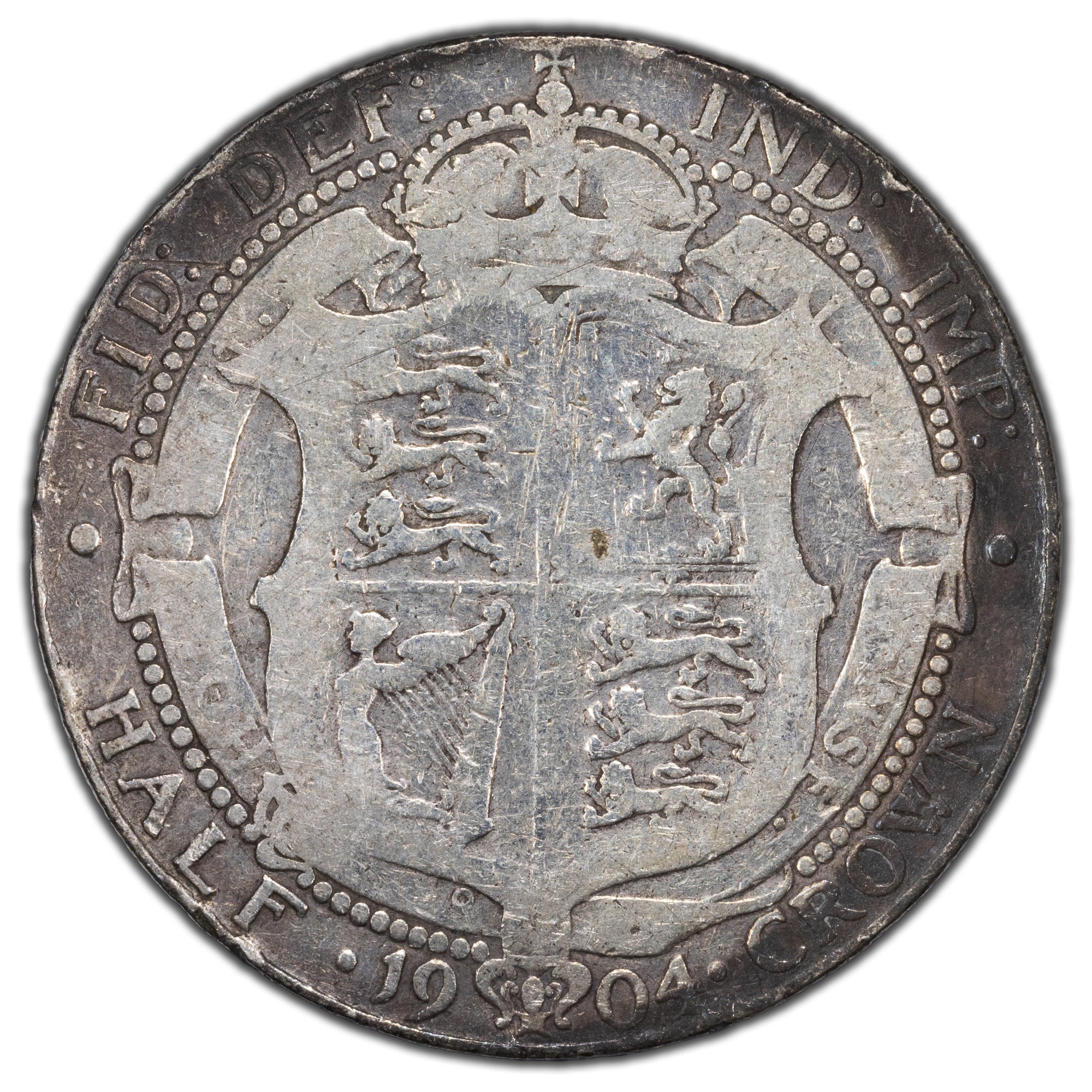 SOLD Great Britain 1904 1/2 Half Crown Silver Coin - The Toronto Coin Shop
