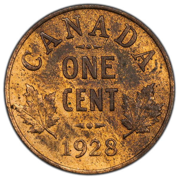 SOLD Canada 1928 1 Small Cent Coin - The Toronto Coin Shop
