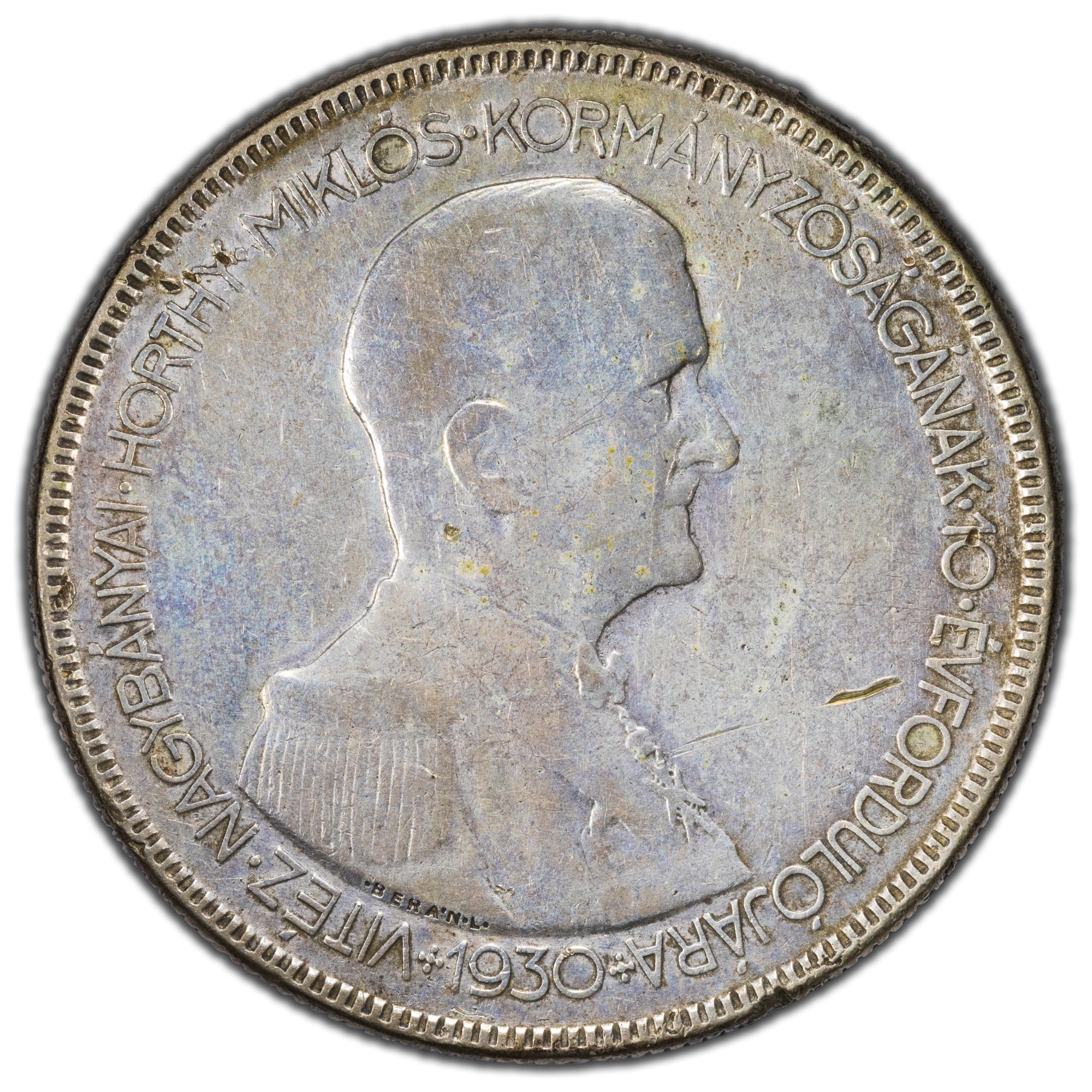 SOLD Hungary 1930 5 Pengo Silver Coin KM #512 - The Toronto Coin Shop