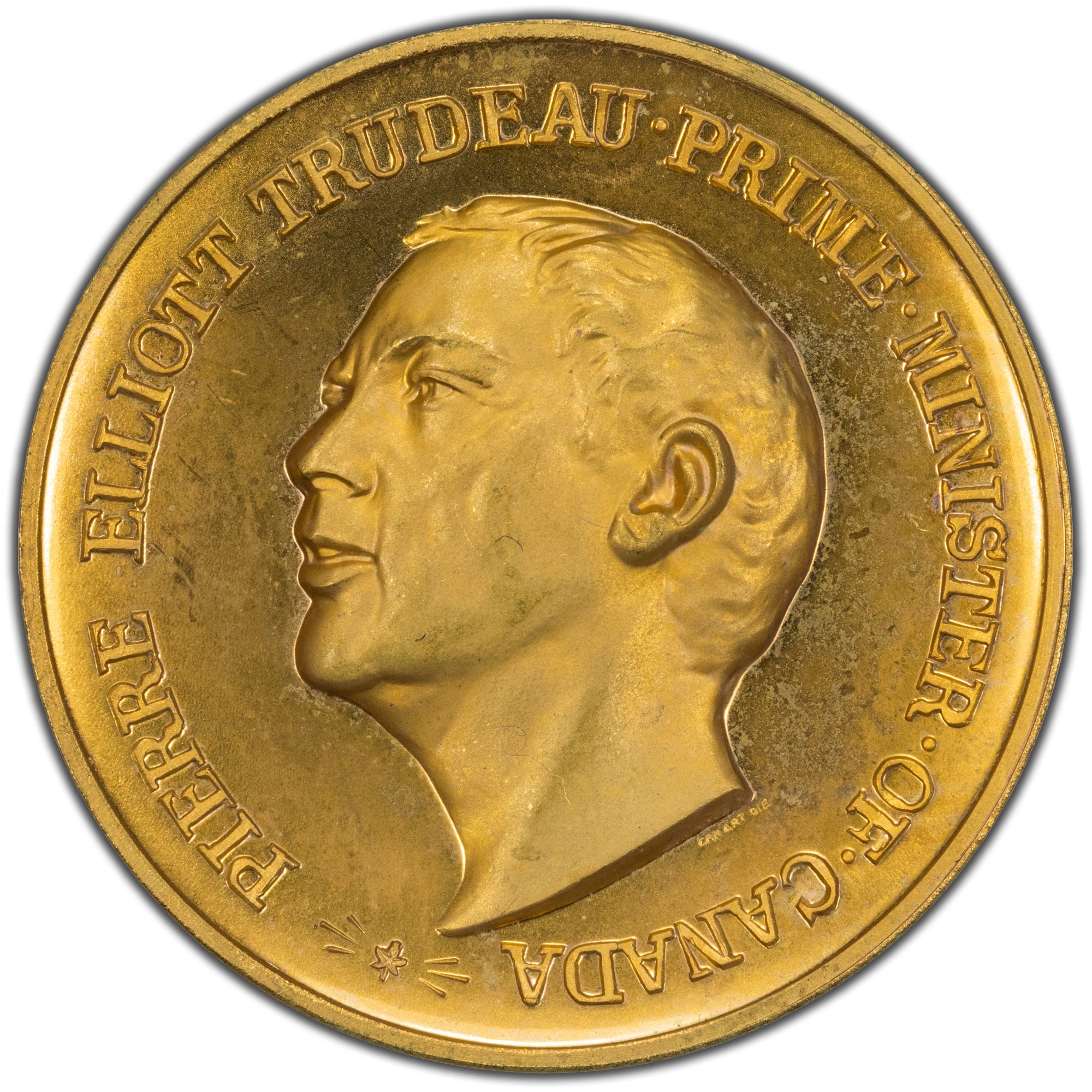 SOLD Canada Pierre Trudeau Medal 38mm - The Toronto Coin Shop