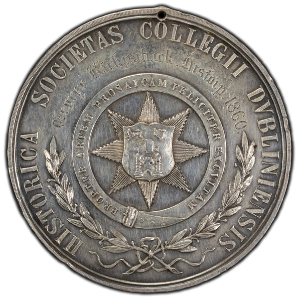 SOLD Ireland C.1860 Pair of Trinity College Silver Medals 52mm - Award ...