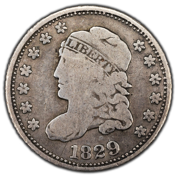 SOLD United States 1829 1/2 Half Dime Silver Coin - The Toronto Coin Shop