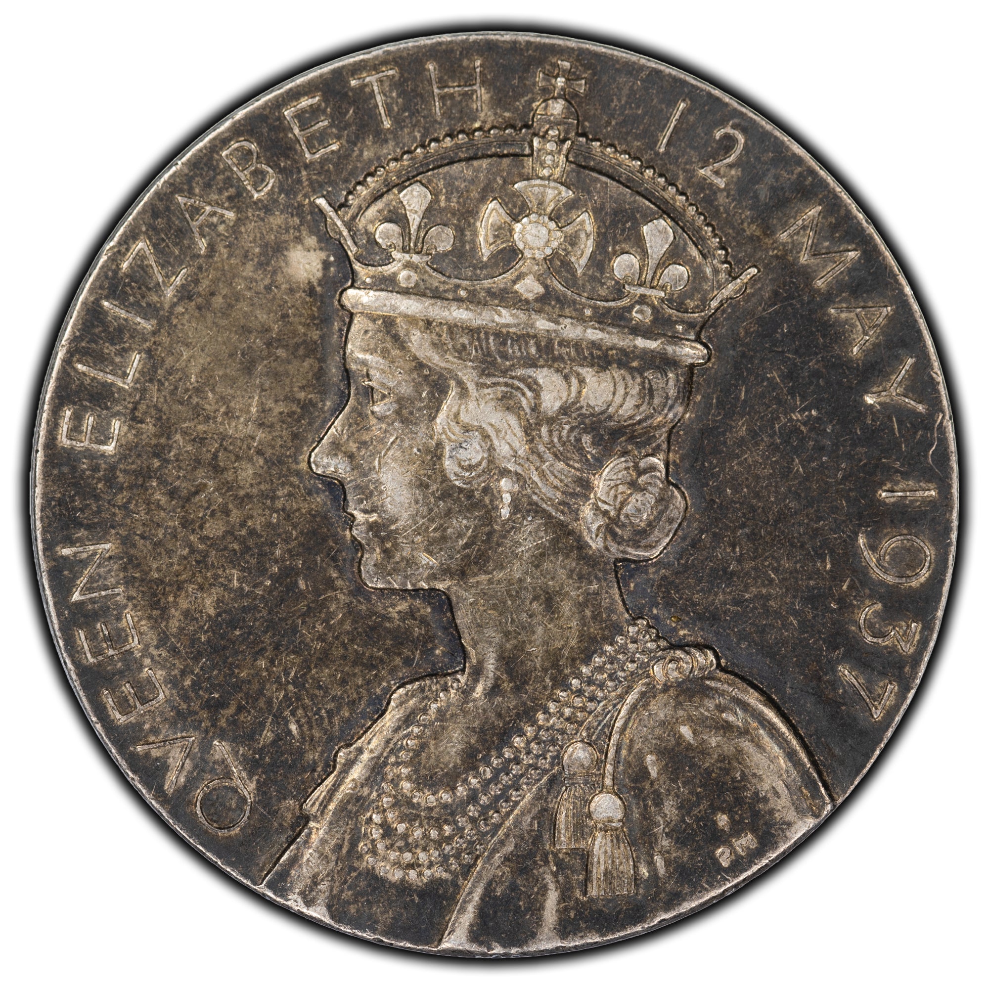 Great Britain 1937 King George VI Coronation Silver Medal Eimer #2046b ...