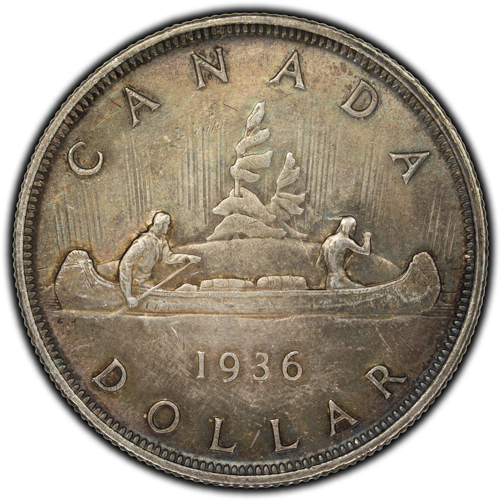 SOLD Canada 1936 $1 Dollar Silver Coin - AU-50 - The Toronto Coin Shop