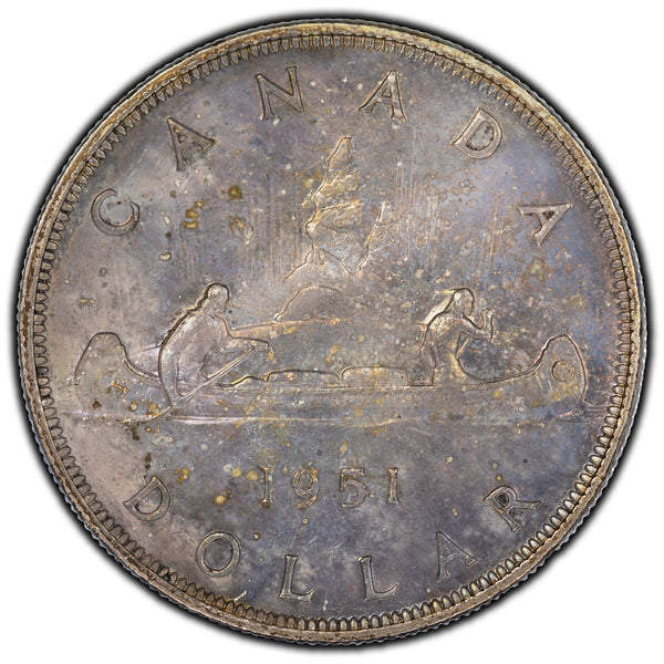 SOLD Canada 1951 $1 Dollar Silver Coin - The Toronto Coin Shop