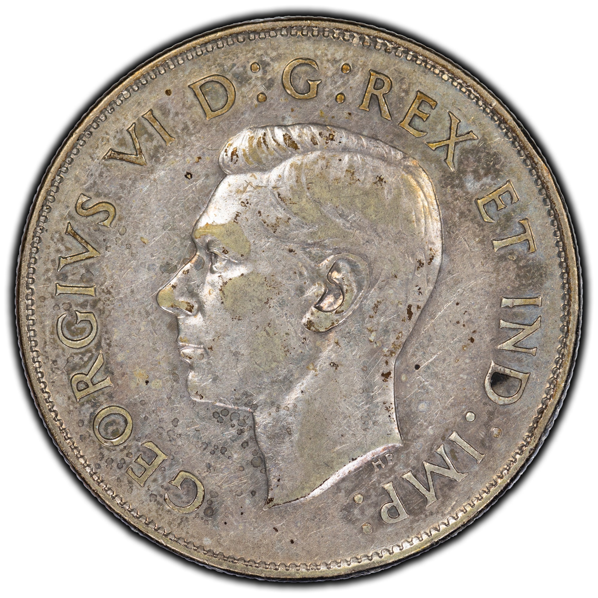 SOLD Canada 1947 Curved 7 50 Cents Silver Coin - The Toronto Coin Shop