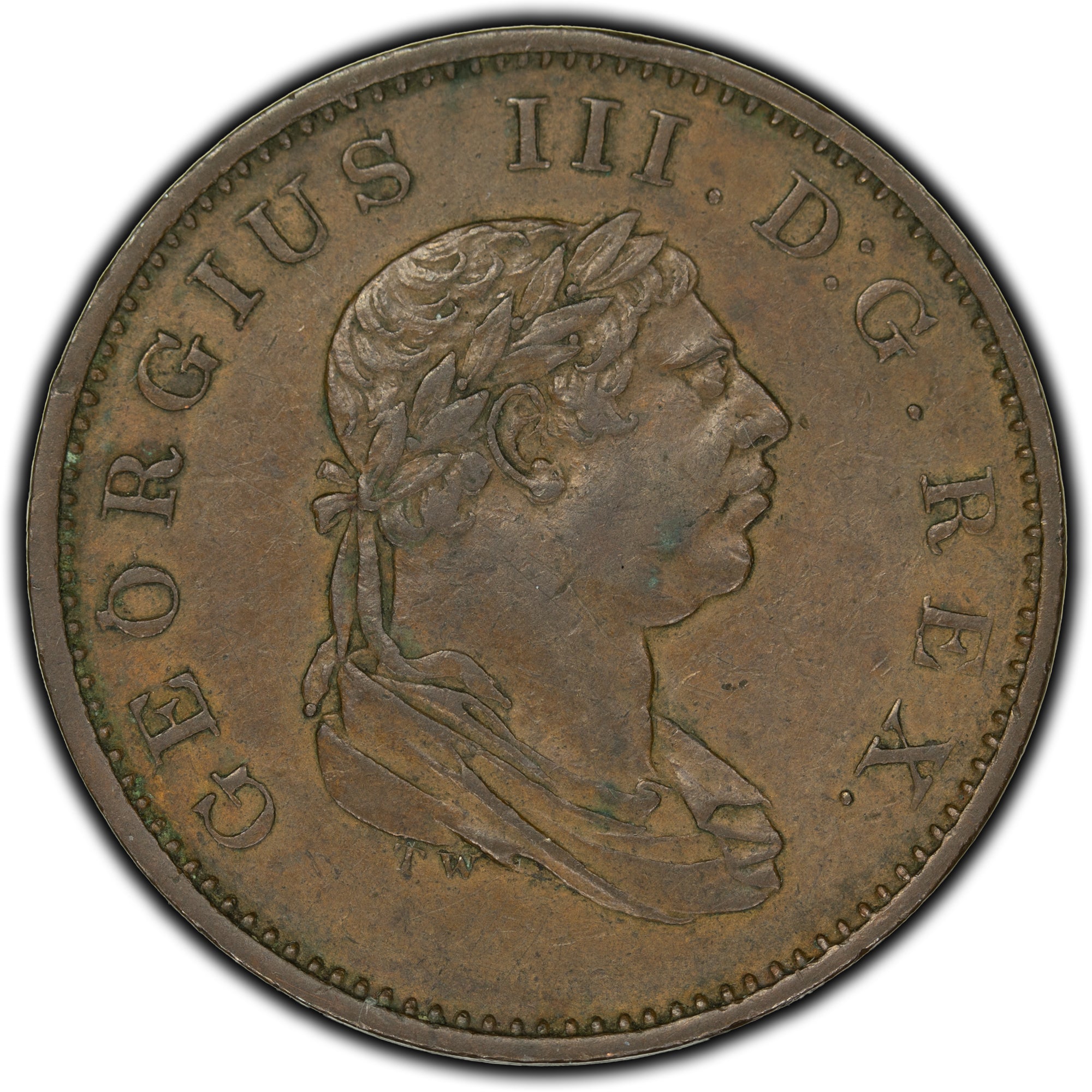 Demerara and Essequibo 1813 Half Stiver Coin - The Toronto Coin Shop