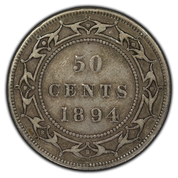 SOLD Newfoundland 1894 50 Cents Silver Coin - Scratched - The Toronto ...