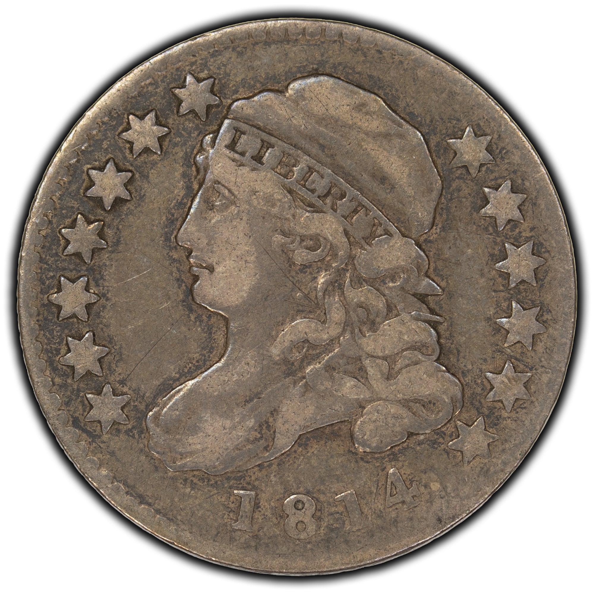 United States 1814 Small Date 10 Cents Capped Bust Silver Coin - The ...