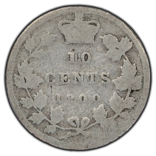 Canada 1900 10 Cents Silver Coin - The Toronto Coin Shop