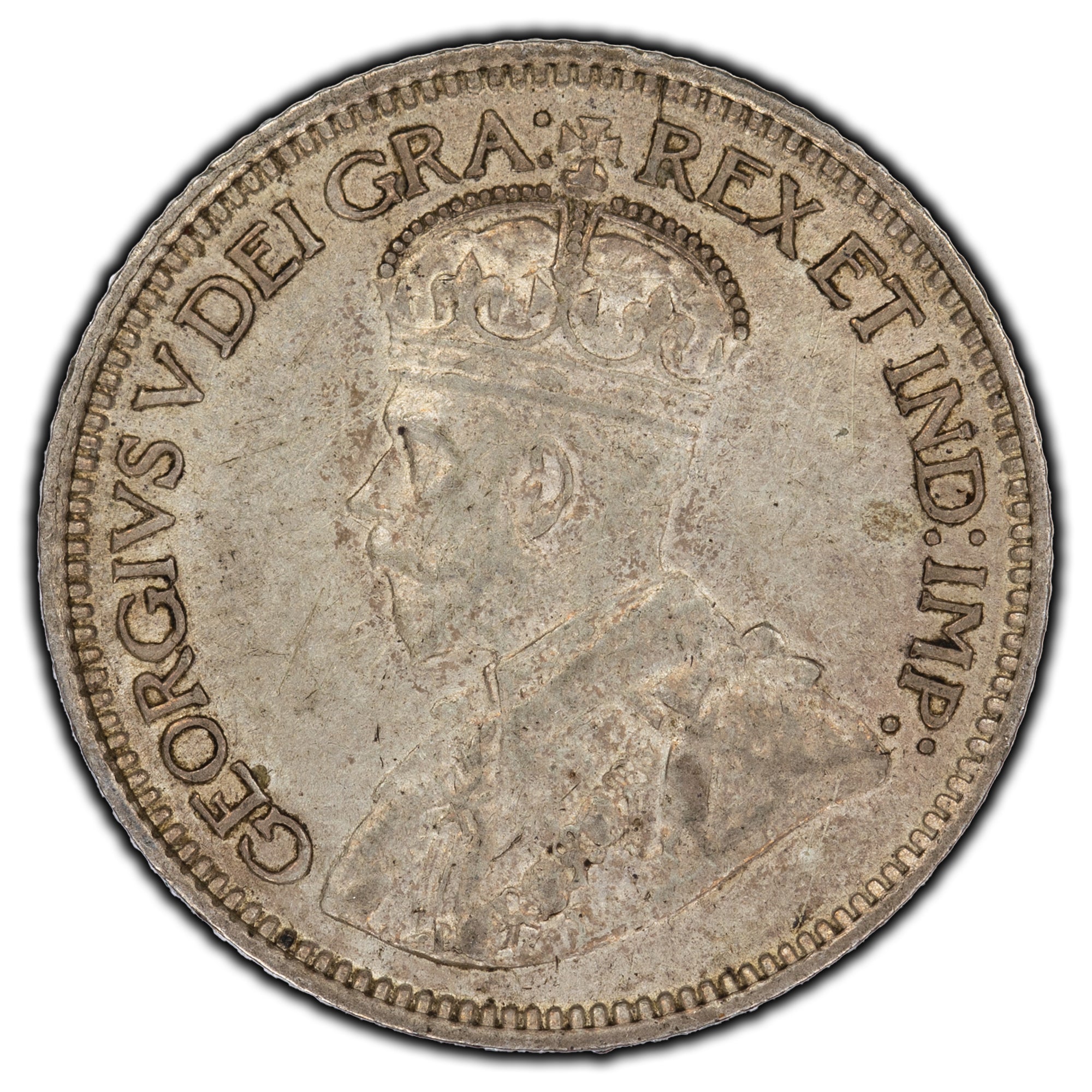 SOLD Canada 1919 10 Cents Silver Coin - VF-30 - The Toronto Coin Shop