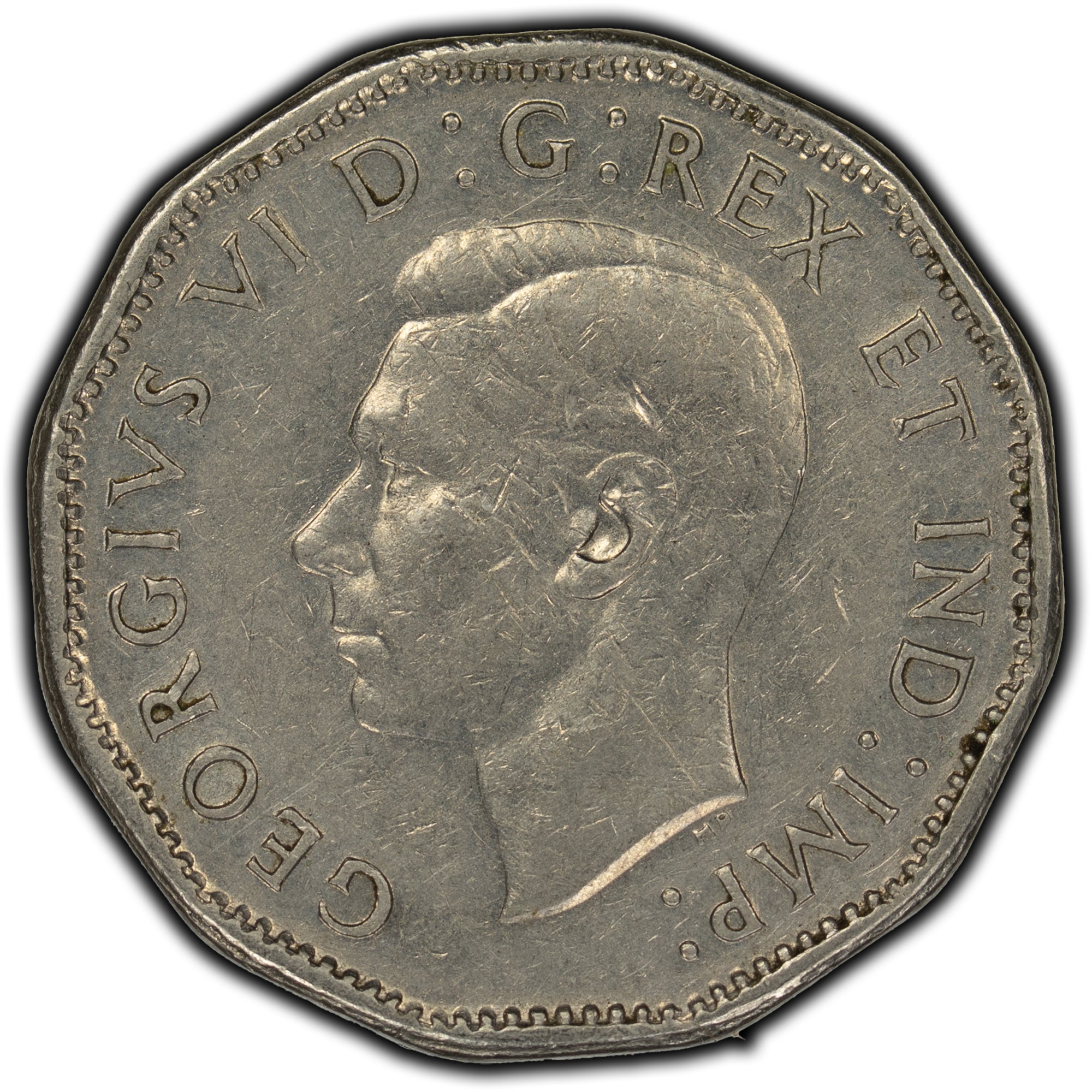 SOLD Canada 1947 Dot 5 Cents Coin - F-15 - The Toronto Coin Shop